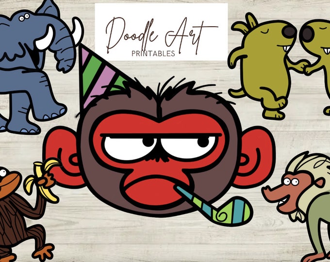 Grumpy Monkey Birthday Invitation | Jim Panzee Woke to Discover YOUR ...
