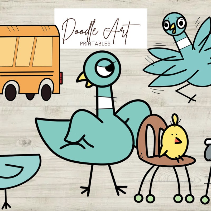 Pigeon Template - Etsy UK
