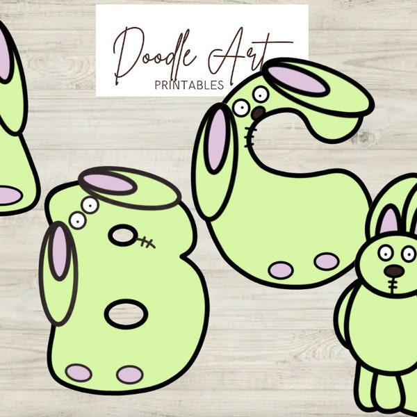 Clip Art Bunny - Etsy