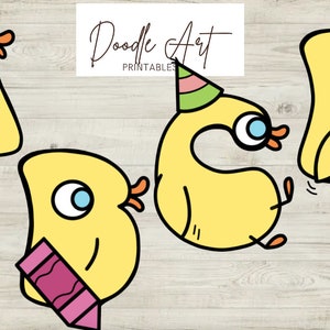 Pigeon and Friends Alphabet Letters Clip Art Bundle - Etsy