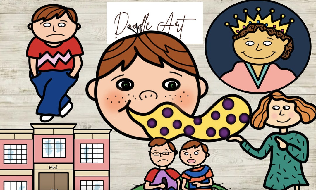 Tattle Tongue Clip Art Pack Etsy