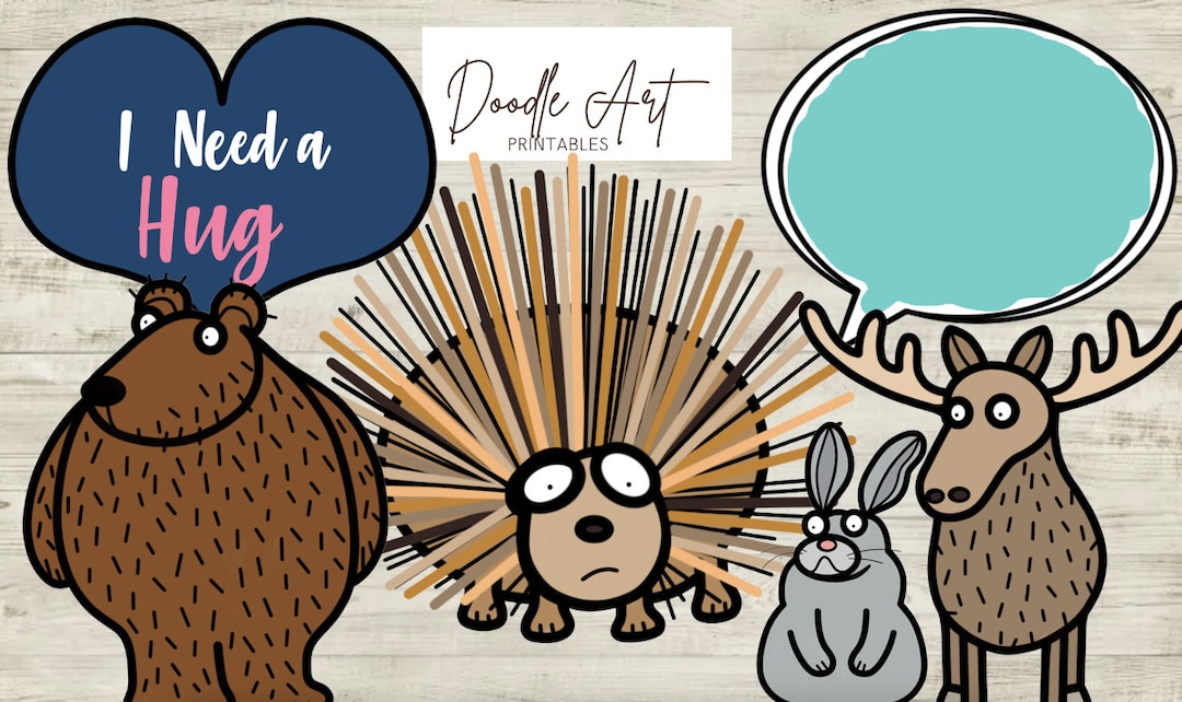 I Need a Hug Clip Art Pack - Etsy