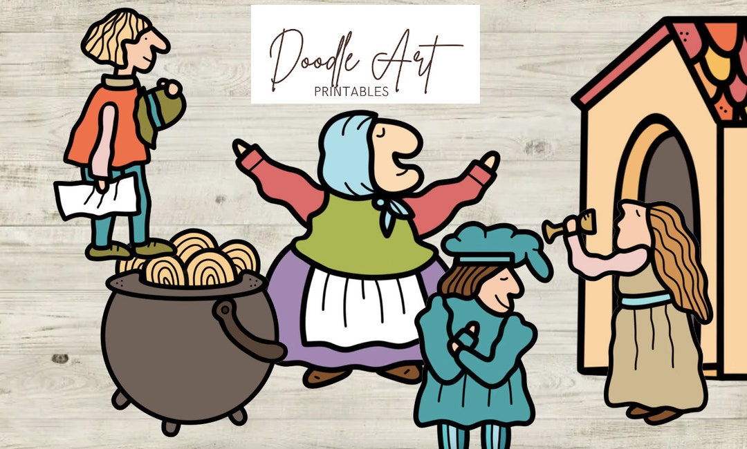 Strega Nona Clip Art Pack - Etsy