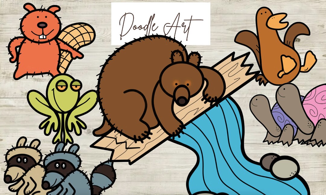 Bear Came Along Clip Art Pack - Etsy