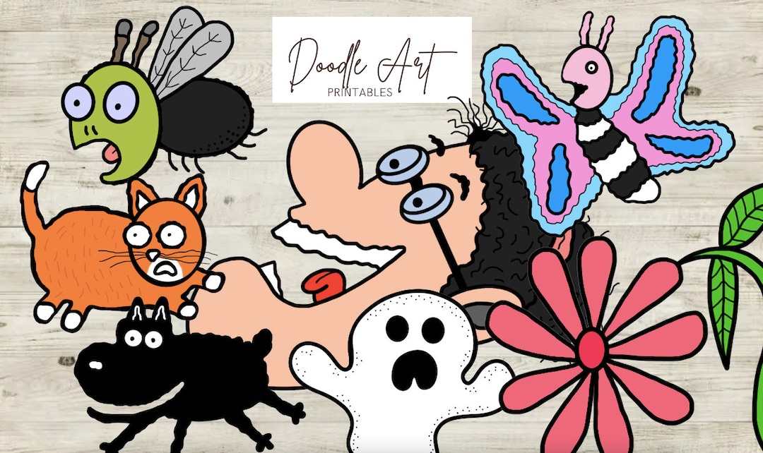 There Was an Old Lady Mega Clip Art Collection - Etsy