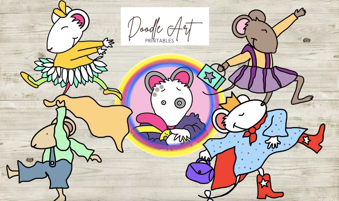 Mouse Mania Clip Art Pack - Etsy