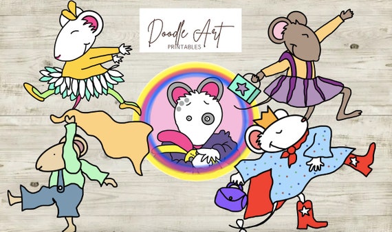 Mouse Mania Clip Art Pack - Etsy