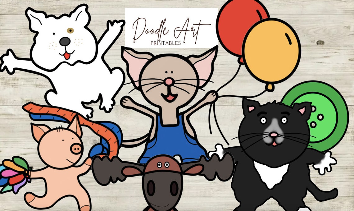 Mouse and Friends Mega Clip Art Pack - Etsy