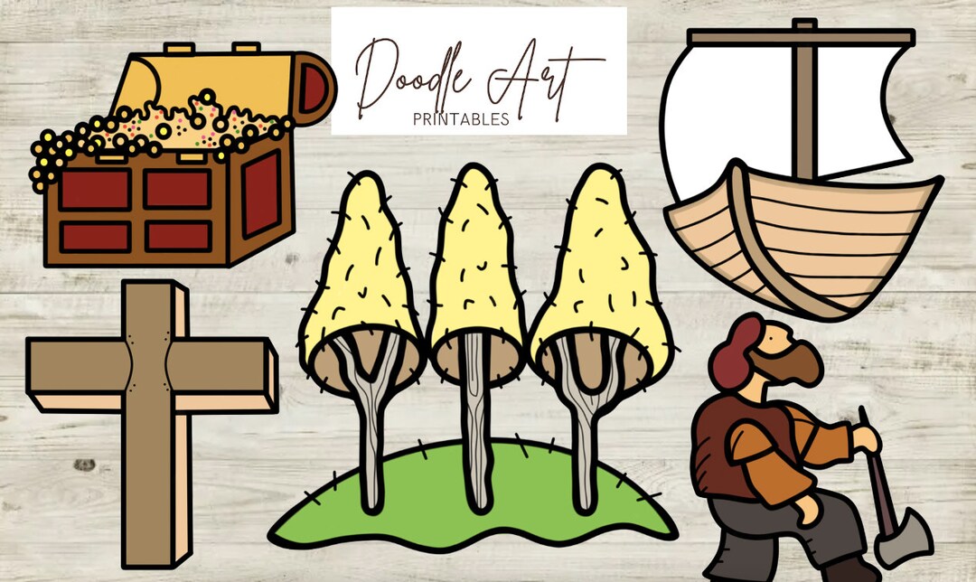 The Three Trees Clip Art Pack - Etsy