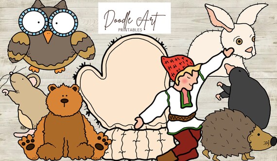 The White Mitten Clip Art Pack - Etsy