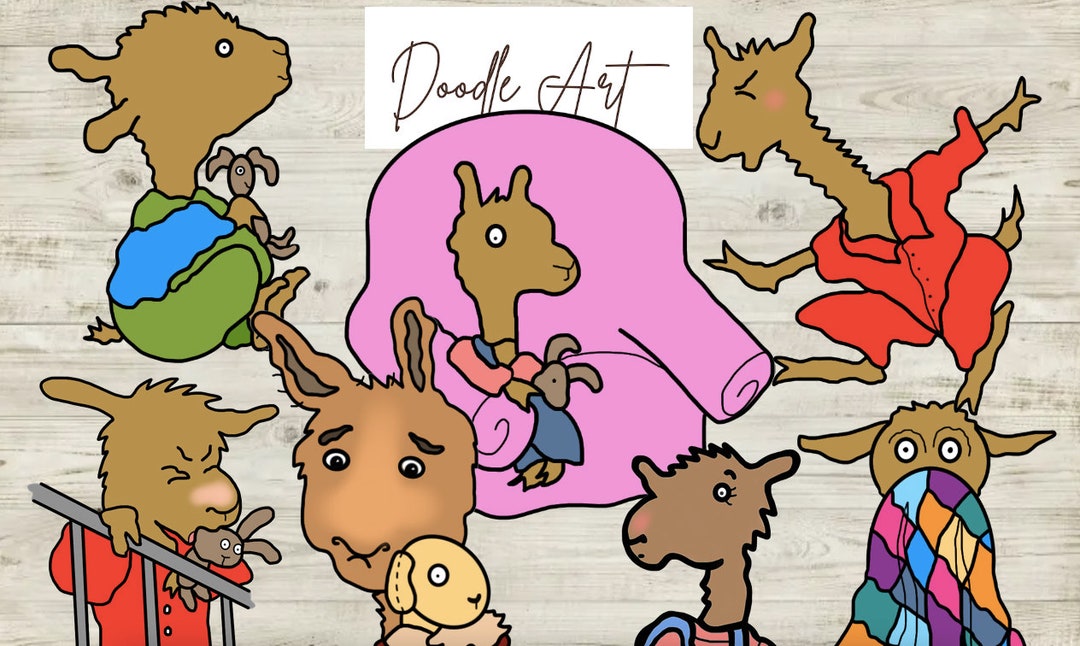 Llama Clip Art Bundle - Etsy