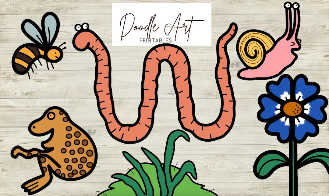 Superworm Clip Art Pack - Etsy