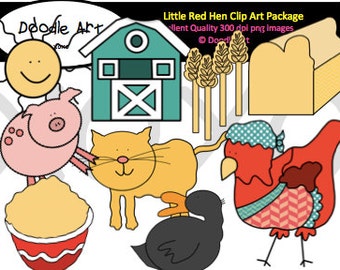 Little Red Clipart | Etsy