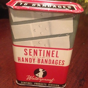 Sentinel Handy Bandages Tin - Etsy