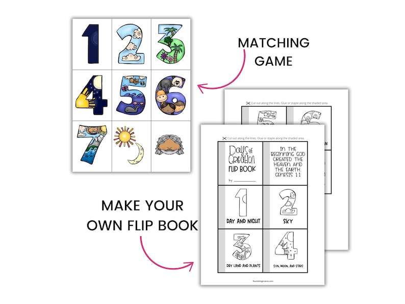 6 Days of Creation Preschool Bible Lesson | Preschool Sunday School ...