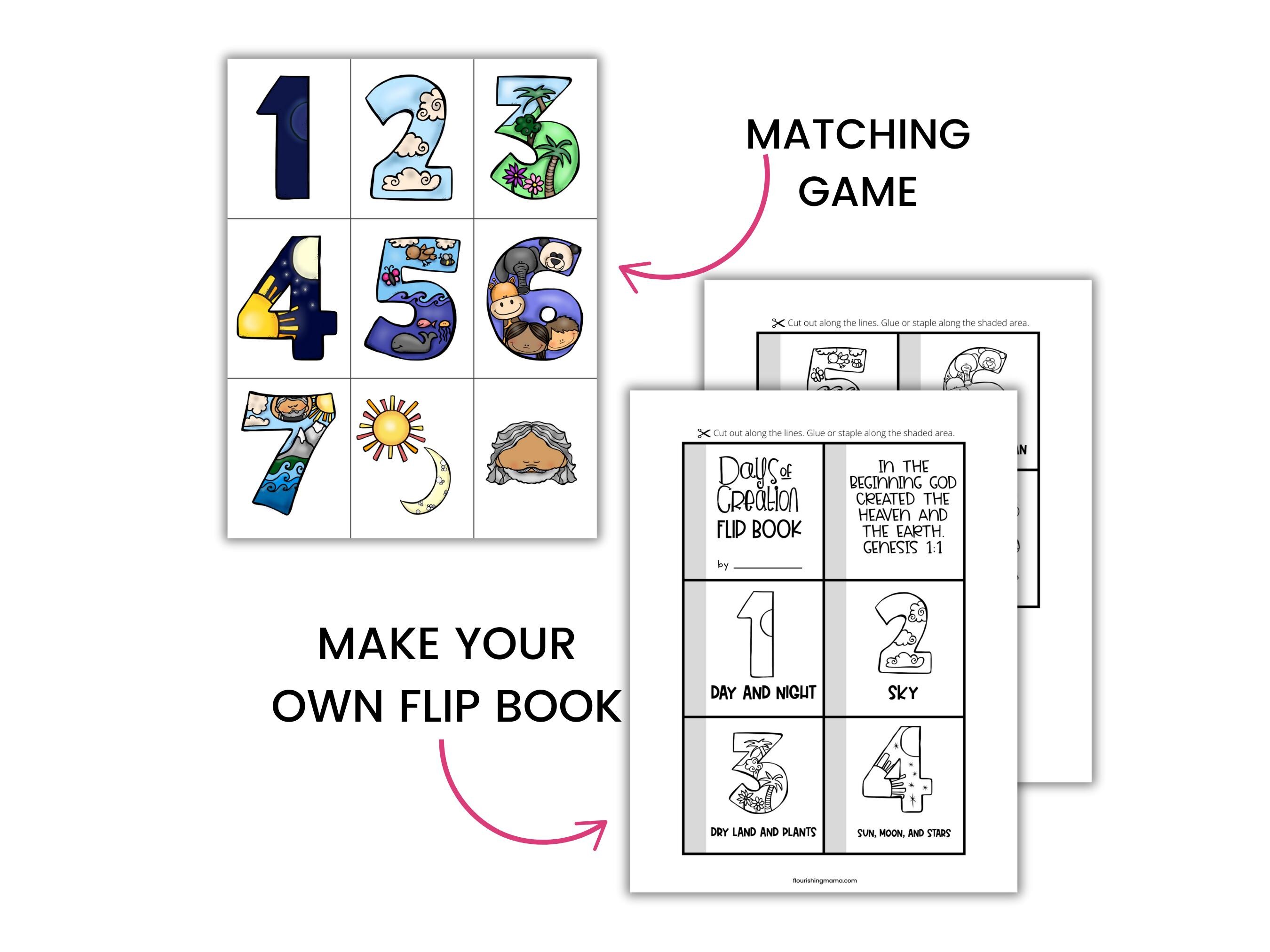 6 Days of Creation Preschool Bible Lesson | Preschool Sunday School ...