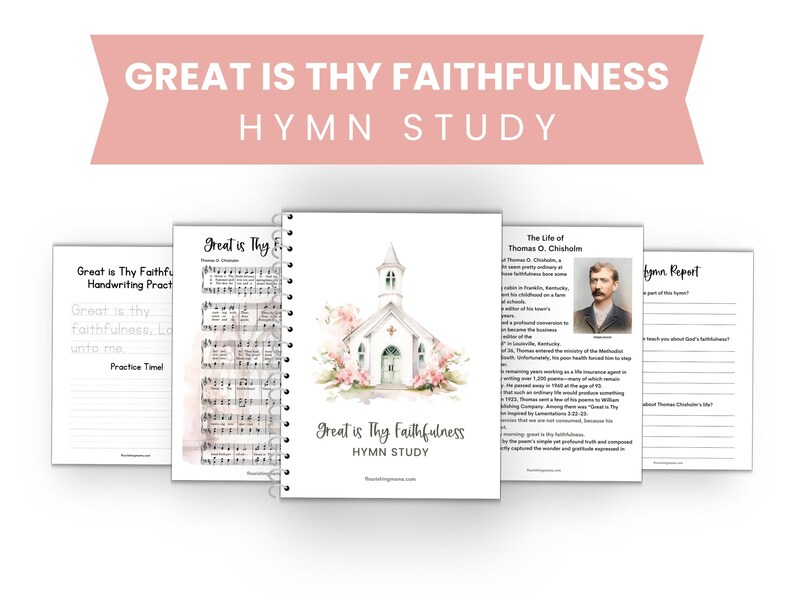 Great is Thy Faithfulness Hymn Study - Etsy