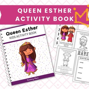 Queen Esther Coloring and Activity Pages | Bible Story Coloring Pages ...