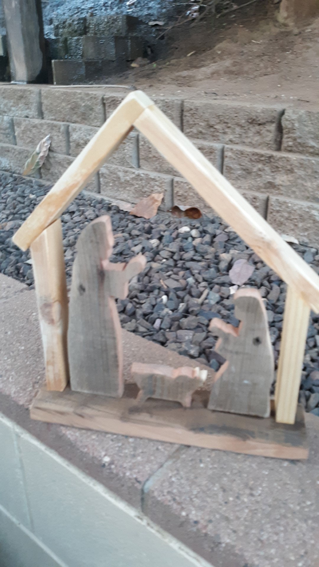 Handmade Wood Nativity Scene - Etsy
