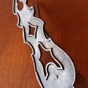 Vintage Metal Ornathe Receipt Holder With Hanger Eye, Store Display ...