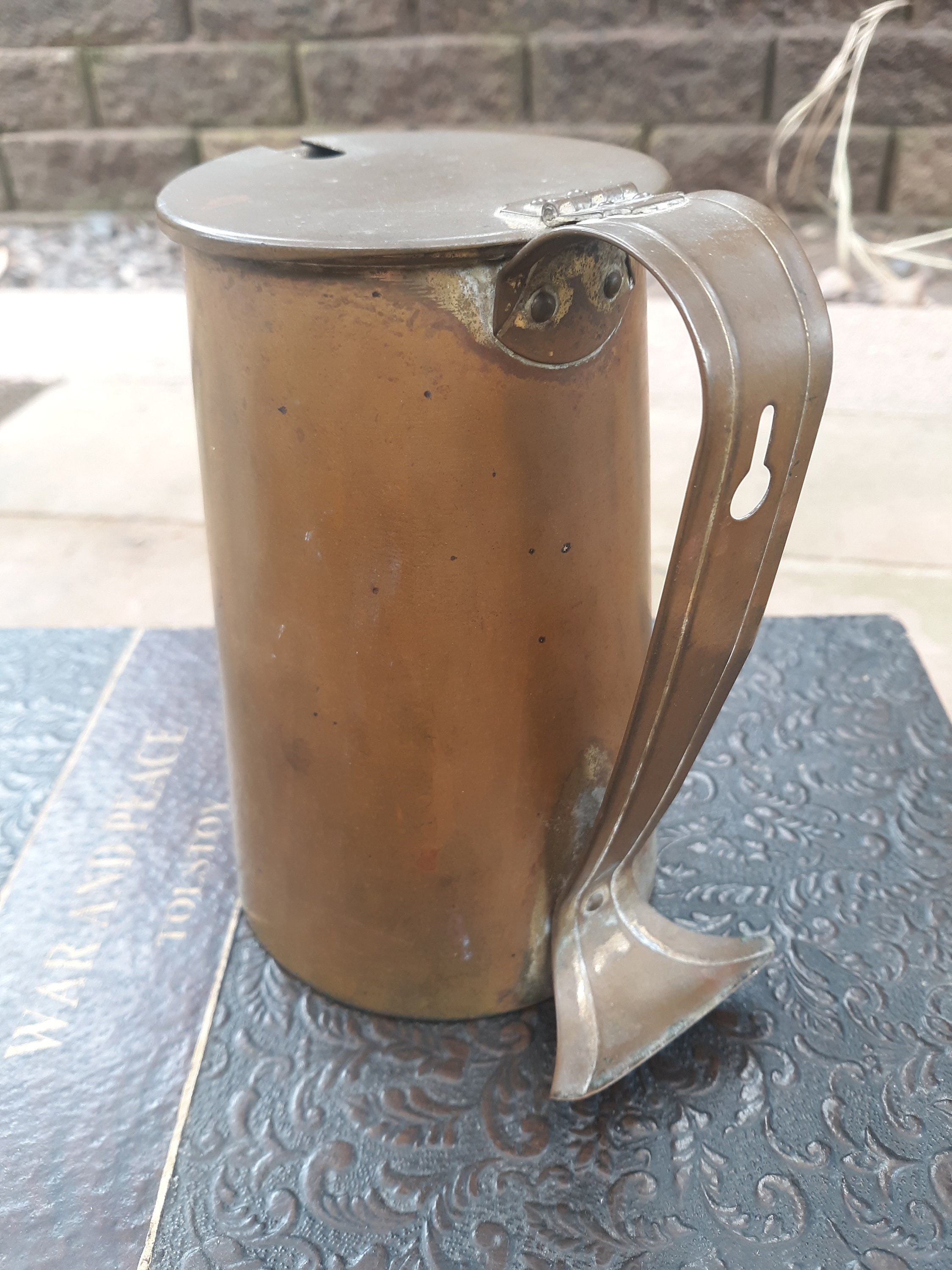 Vintage Primitive Brass Pot Fire Starter Kettle - Etsy