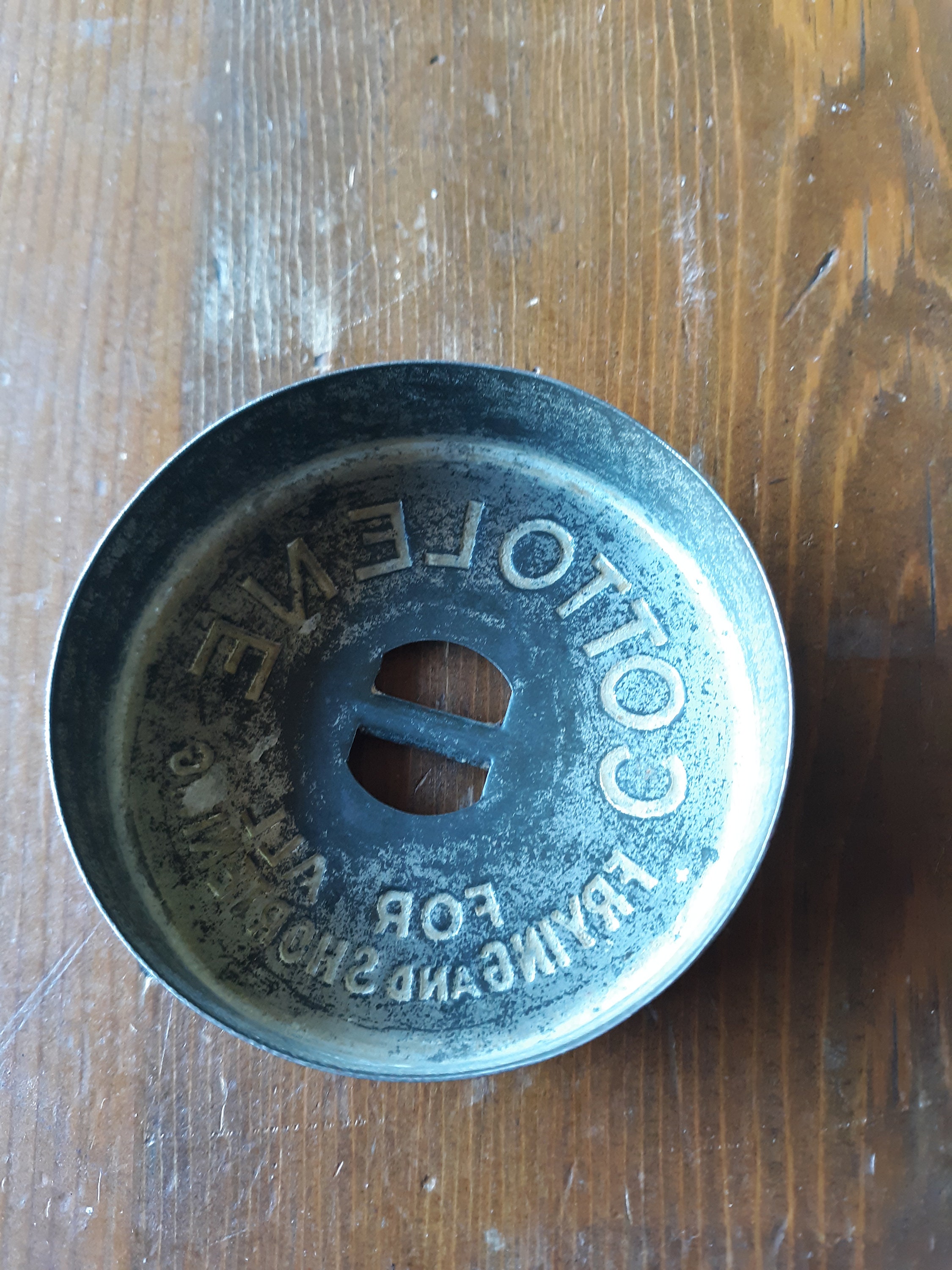 Vintage Cottolene for All Frying and Shortening Biscuit Cutter - Etsy
