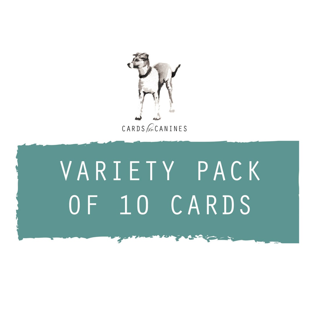 Variety Pack of 10 Greeting Cards - Etsy