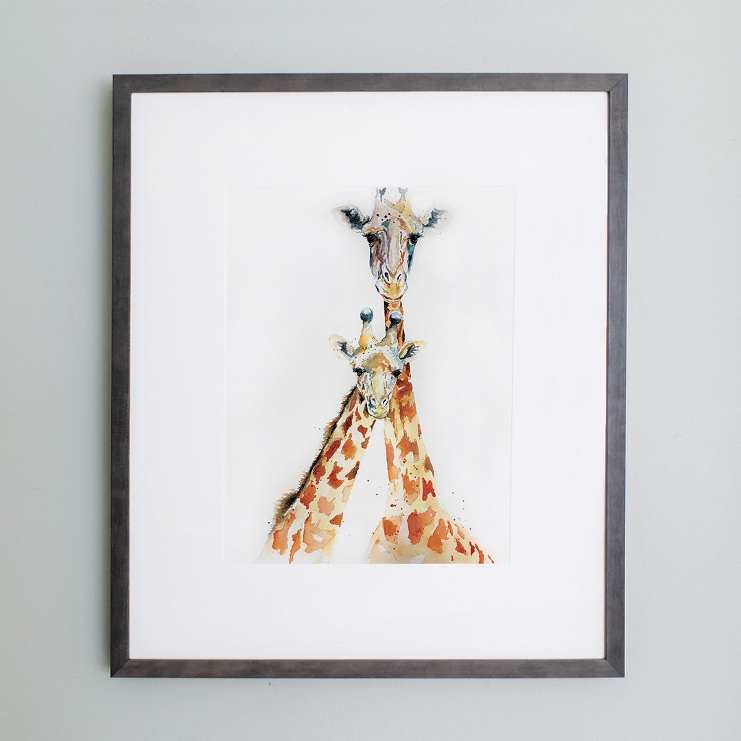 African Giraffes: Print - Etsy