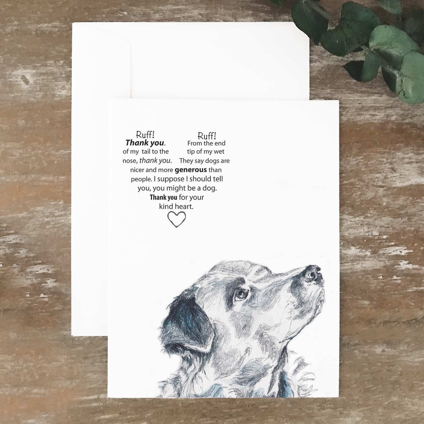 Brooke Thank You Card - Etsy