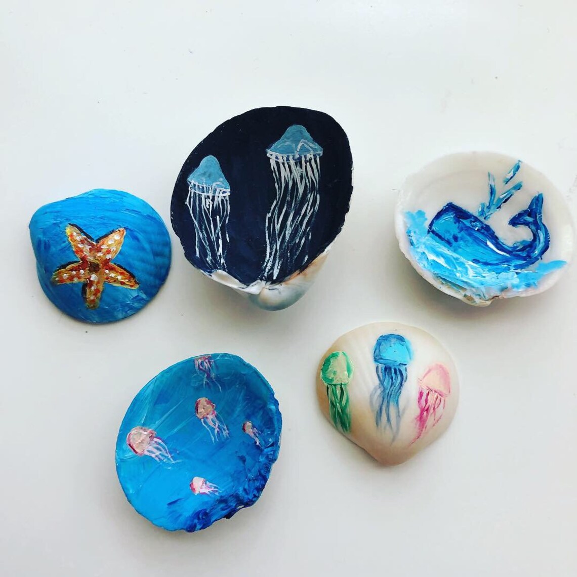 Custom Hand Painted Shells | Etsy