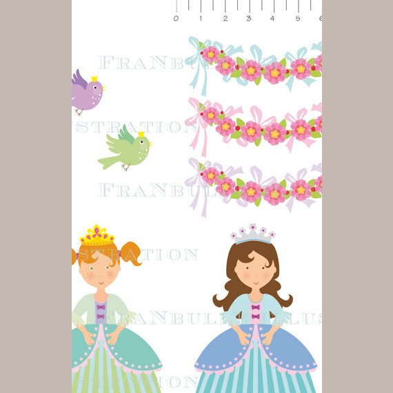 Clipart Princess Illustrations, Creative Supply, PNG With Transparent ...