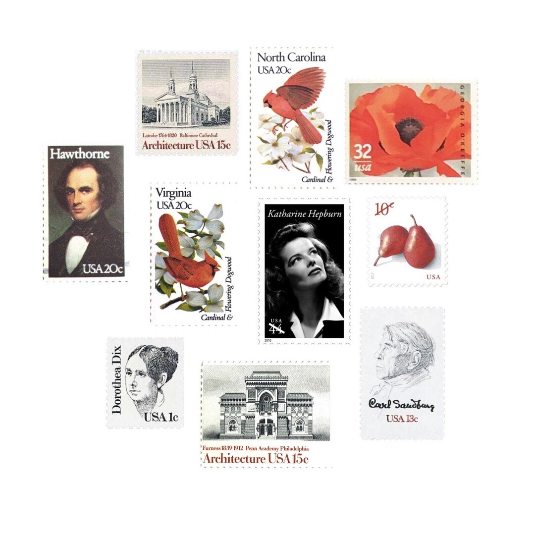 Formal Affair Black & Red Assortment | Wedding Vintage Postage | Unused ...