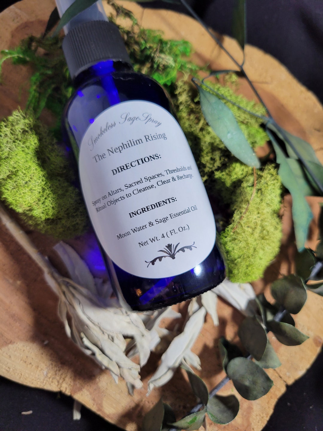 Smokeless Sage Ritual Spray, Offering Spray, Spiritual Cleansing Spray ...