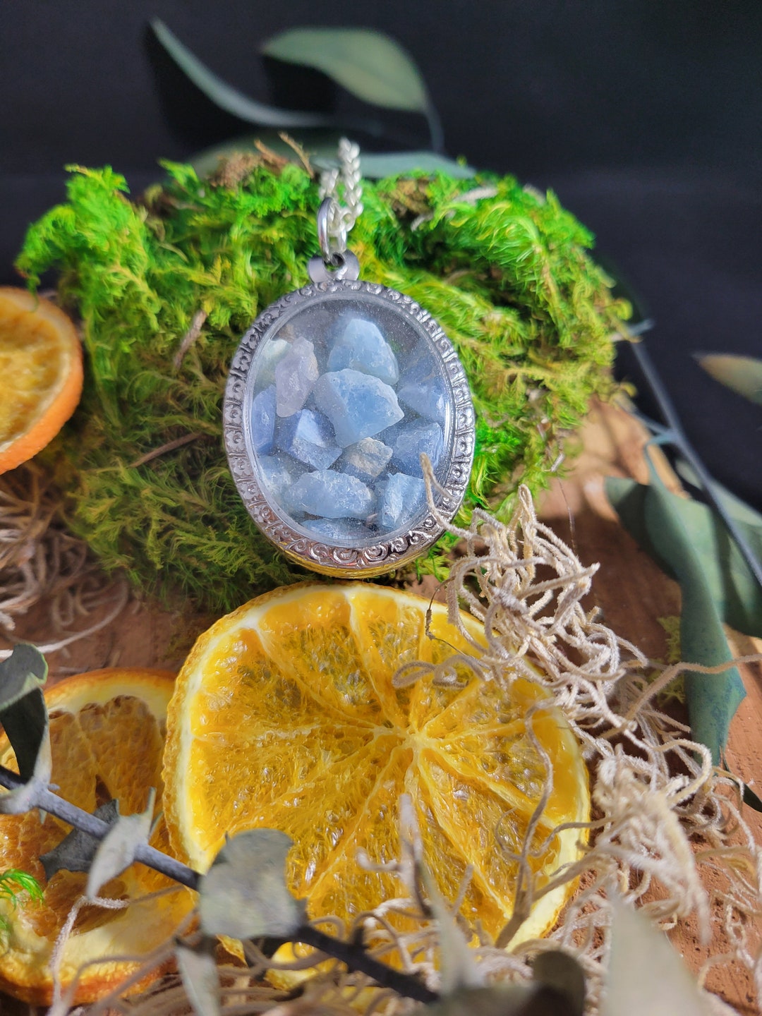 Still Waters Amulet, Elemental Jewelry, Bewitching Jewelry, Aquamarine ...