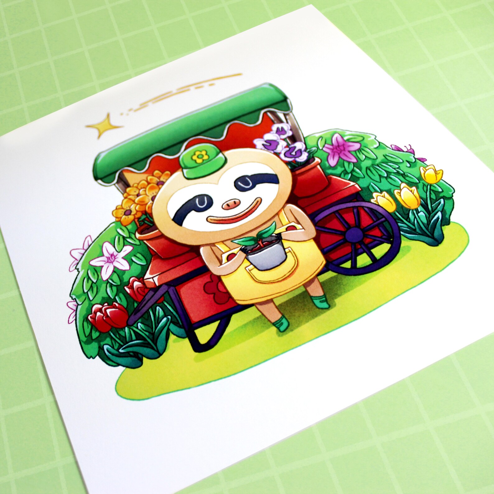 Leif Animal Crossing Print - Etsy