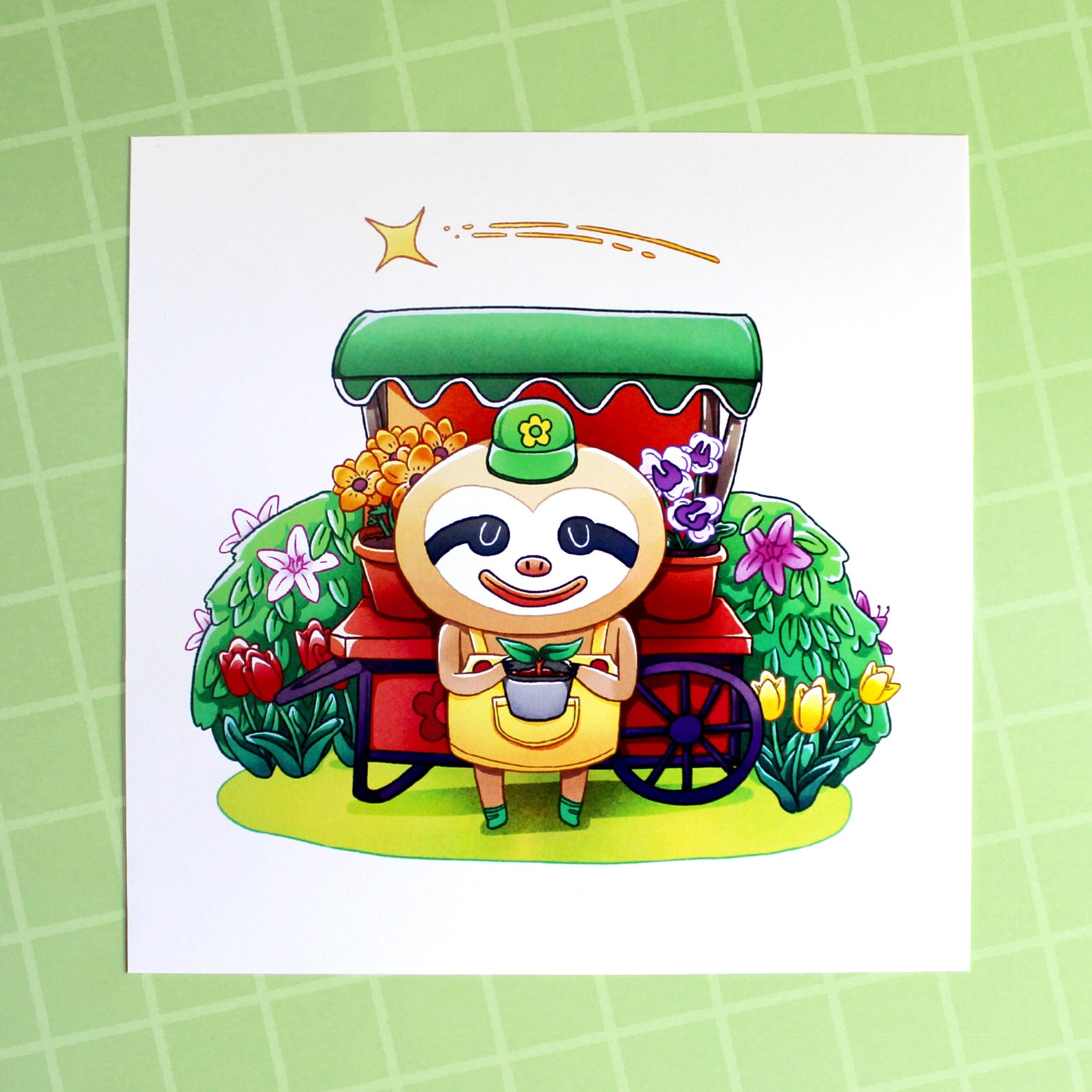 Leif Animal Crossing Print - Etsy