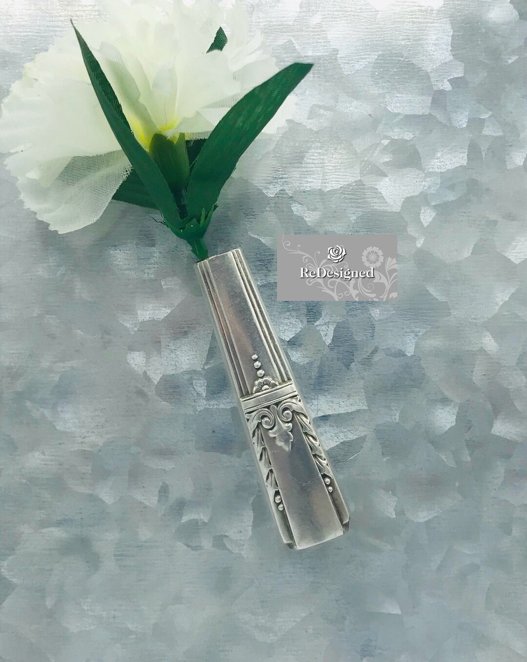 Silverware Bud Vase Flower Holder Fridge Magnet Lady Drake - Etsy