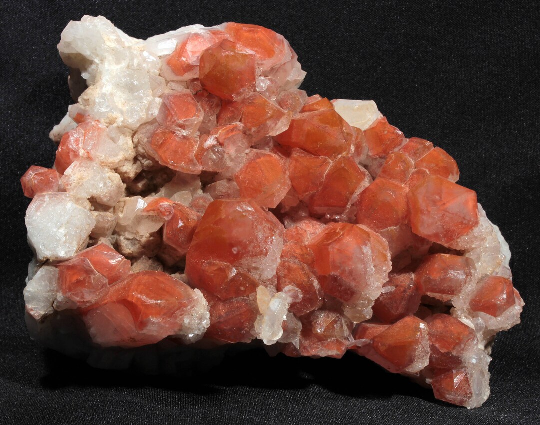 Quartz With Red Hematite Inclusions - Orange River Region, Namibia - Etsy