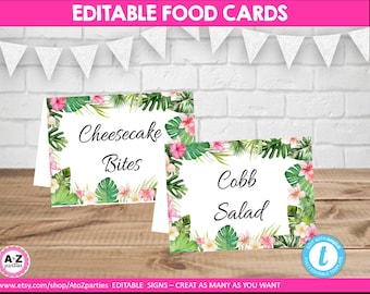 Buffet name tags | Etsy