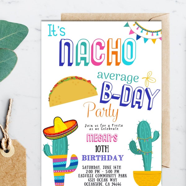 Nacho Party Invitations - Etsy