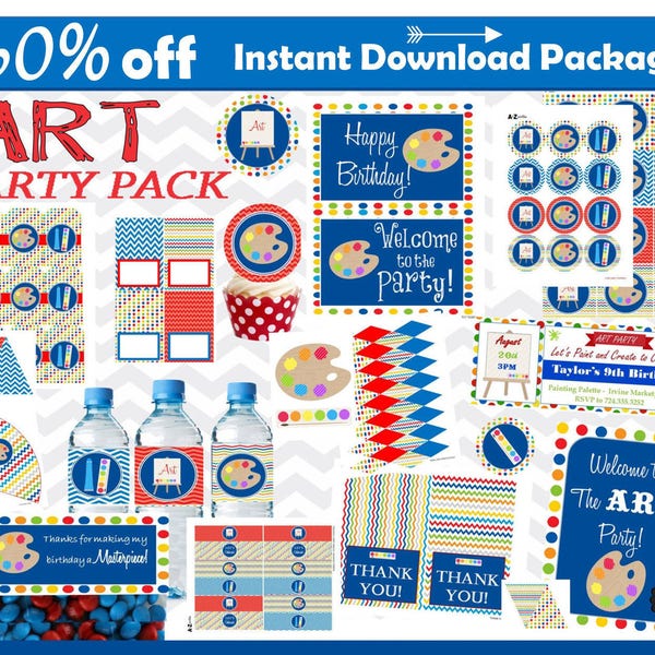 Chevron Painting - Etsy