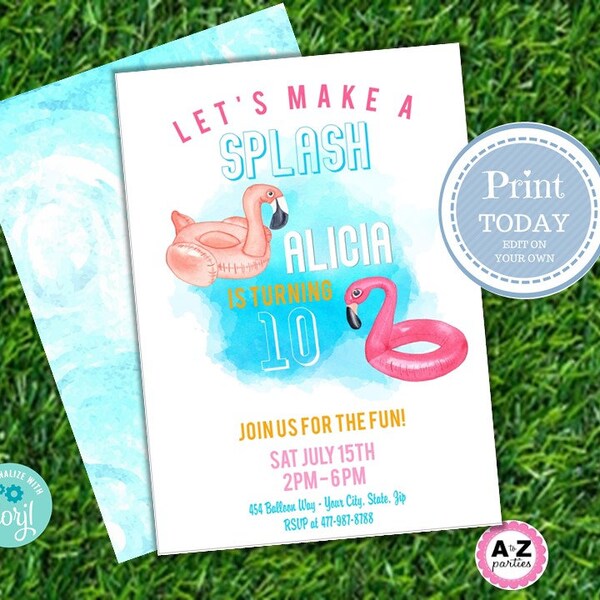 Splash Pad Birthday - Etsy