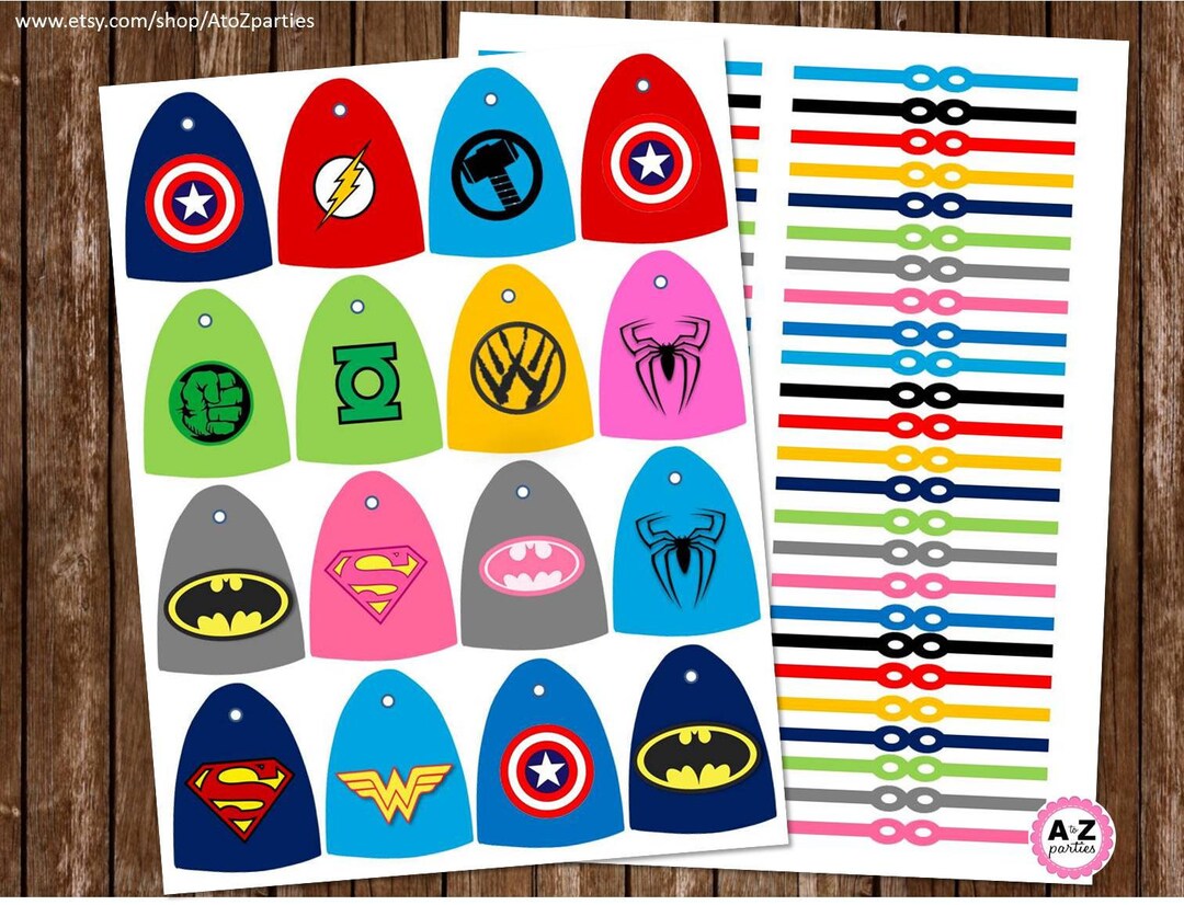 Download Superhero Capes for Lollipops Cape and Mask - Etsy Canada