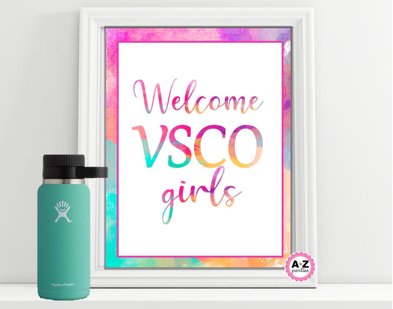 Set of 6 VSCO Girl Party Signs VSCO Party Vscogirl VSCO - Etsy