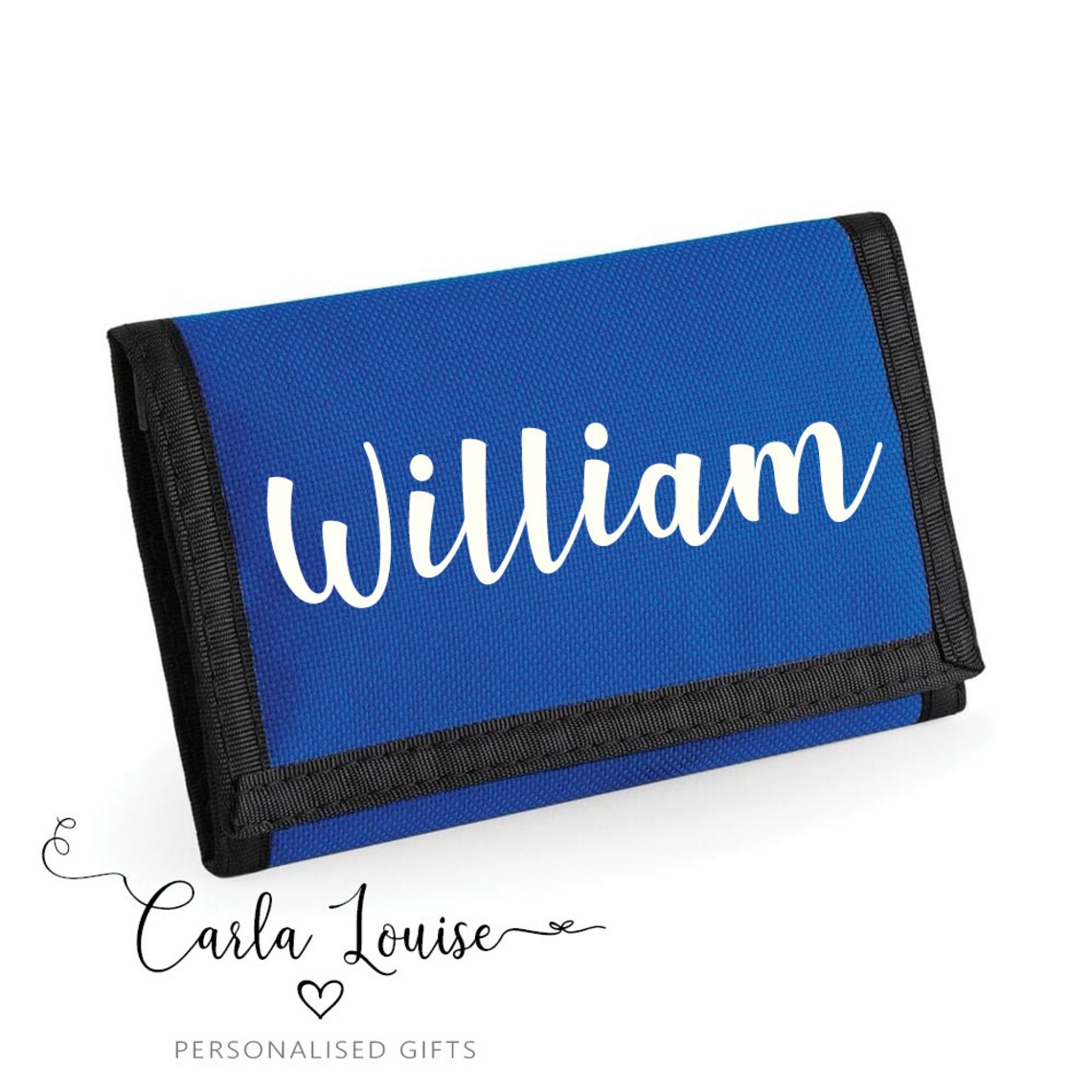 Personalised Kids Wallet Choice of Colours. | Etsy UK