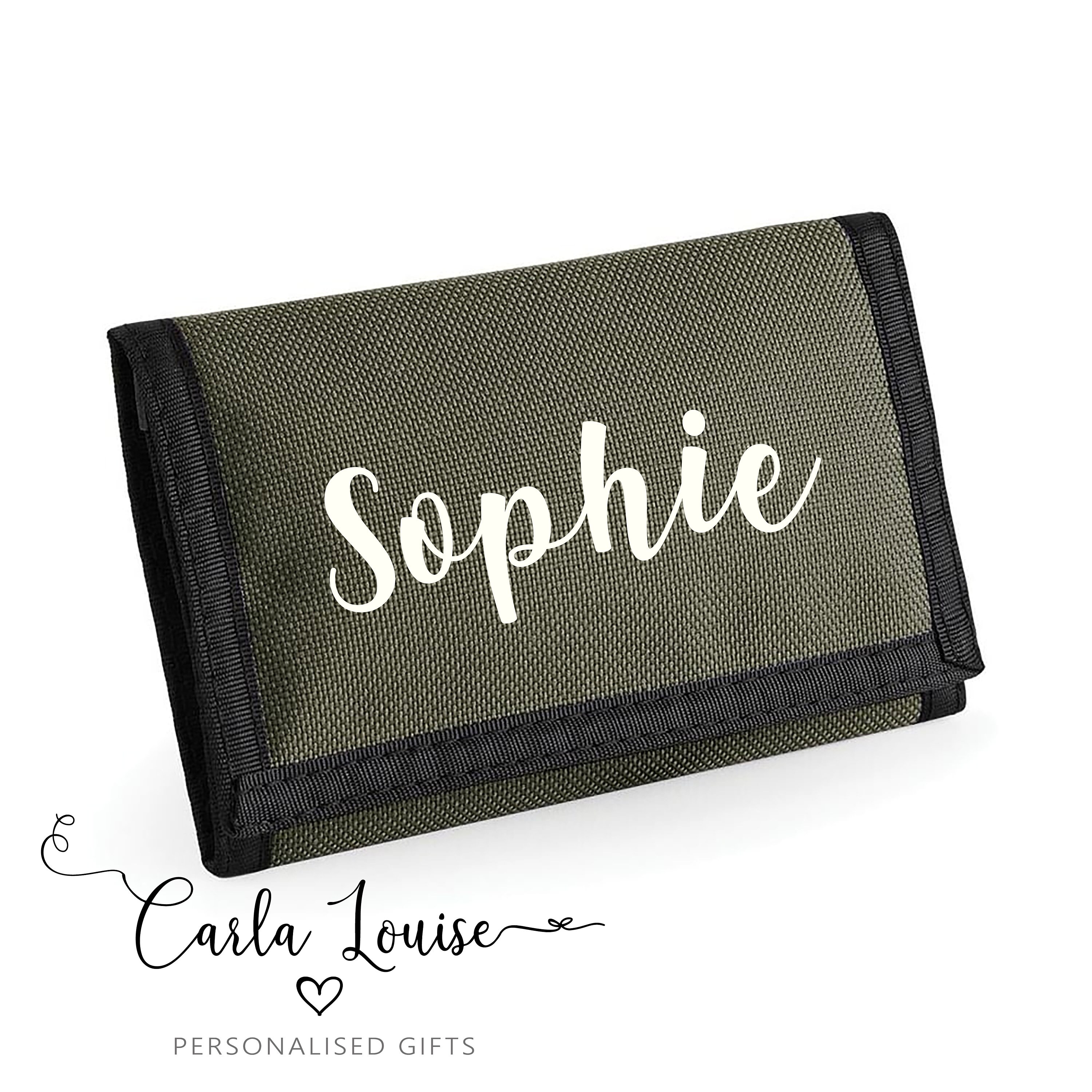 Personalised Kids Wallet Choice of Colours. - Etsy UK