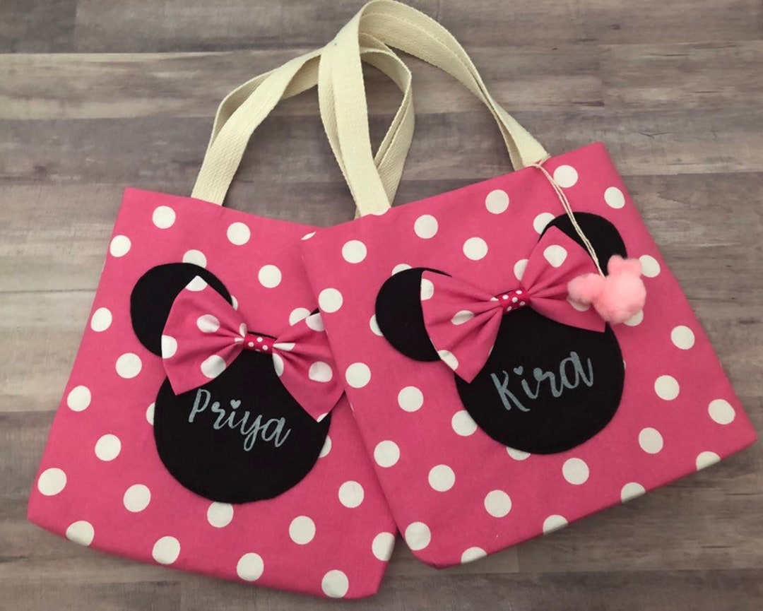 Minnie Mouse Tote Bag, Minnie Mouse Tote, Minnie Mouse Purse, Minnie ...