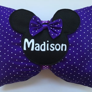 Minnie Mouse Bow Pillow, Minnie Mouse Pillow, Minnie Mouse - Etsy