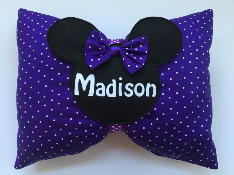 Minnie Mouse Bow Pillow Minnie Mouse Pillow Minnie Mouse - Etsy