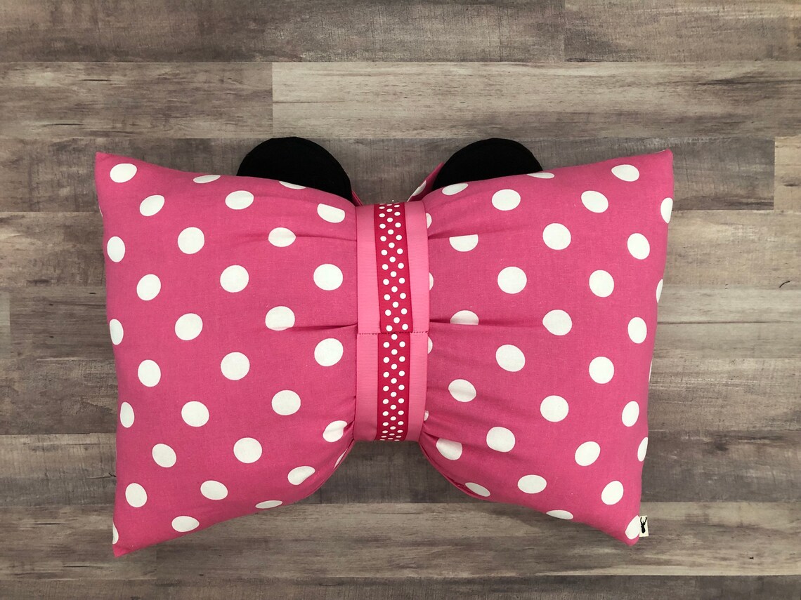 Minnie Mouse Bow Pillow Minnie Mouse Pillow Minnie Mouse - Etsy